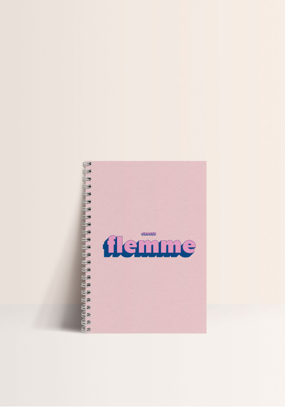 Carnet de Notes spirales rétro et graphique : So cool | Papier and Co